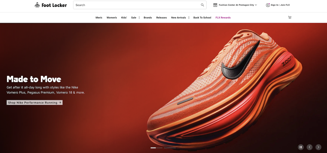 Nike 两年来首次回归运动鞋零售商 Foot Locker 门店“C位”-第七在线